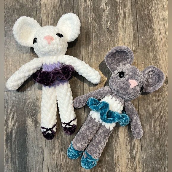 Hand Crafted | Toys | Ballerina Mouse Pick One Crochet Plushie ...